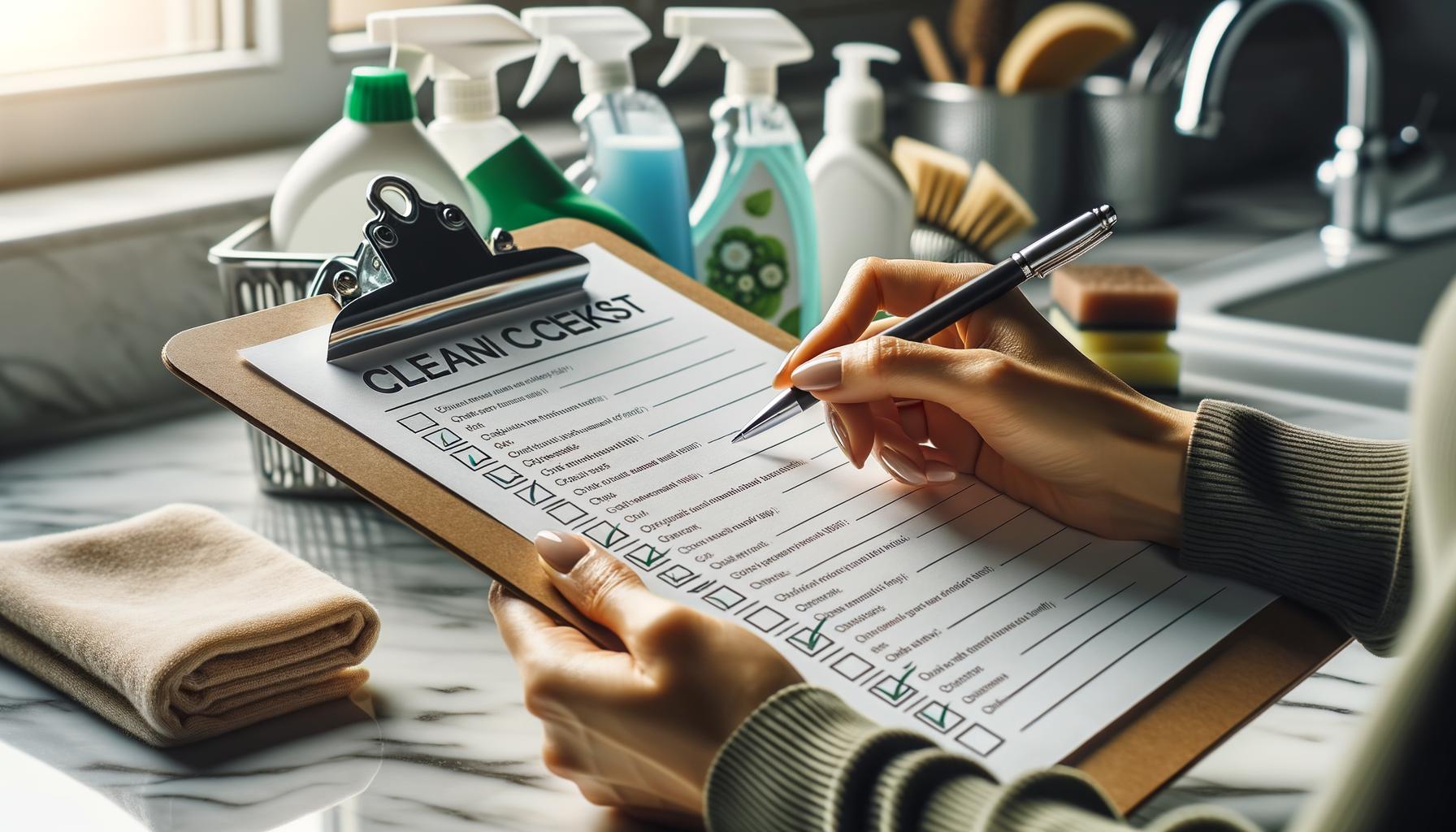How to Create a Detailed Cleaning Checklist for Alpharetta